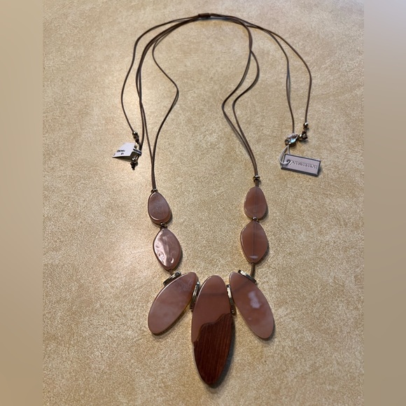 Persimmons | Jewelry | New Persimmon Two Sided Necklace | Poshmark